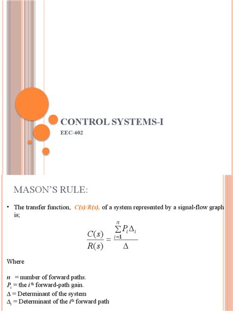 12 Lecture 12 Masons Gain Formula Pdf