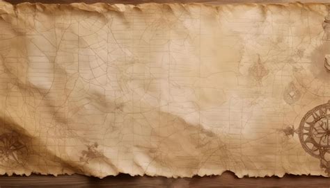 Vintage Map Background With Antique Paper And Aged Texture For Historical And Rustic Designs