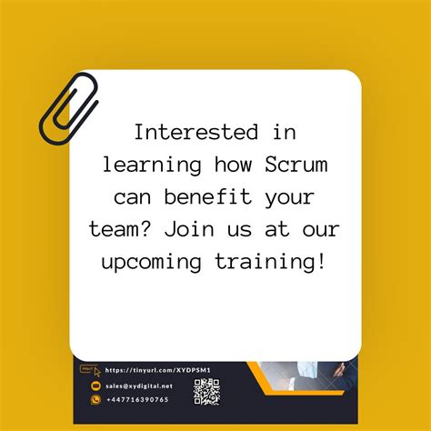 scrum scrummaster projectmanagement training xy digital