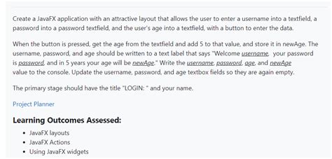 Solved Create A Javafx Application With An Attractive Layout