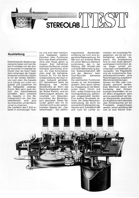Dual C 819 Test
