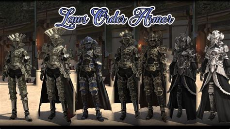 Ffxiv Laws Order Armor Sets Youtube