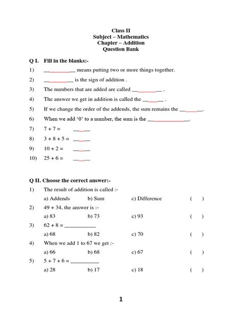 madhu sahai ii maths question answer bank addition 18 8 2020 pdf