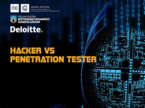 Hacker Vs Penetration Tester Előadás Óe Bánki Donát Gépész és Biztonságtechnikai Mérnöki Kar