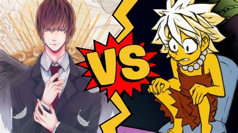 M U G E N Battles Light Yagami Kira Vs Lisa Simpson Death Note