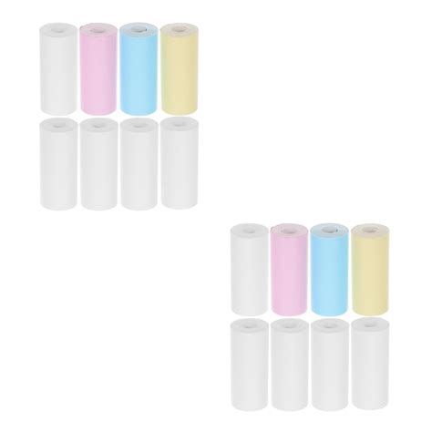 Frcolor 36 Rolls Mini Printers Paper Pocket Printer Paper Self Adhesive