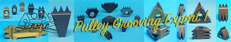 Precision Grooving Inserts For V Ribbed Pulleys V Pulley Grooving