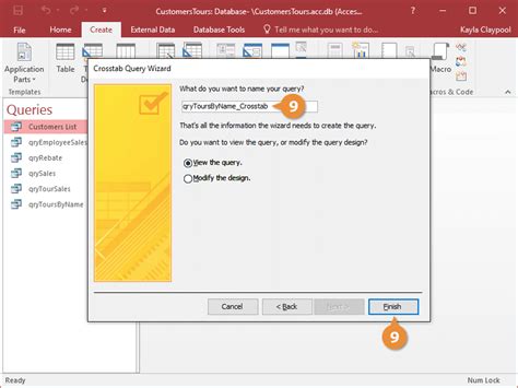 Crosstab Queries Customguide