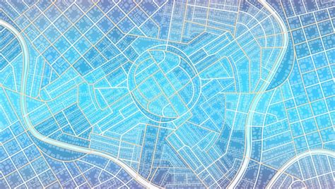 View From Above The Map Buildings Navigate Mapping Technology For