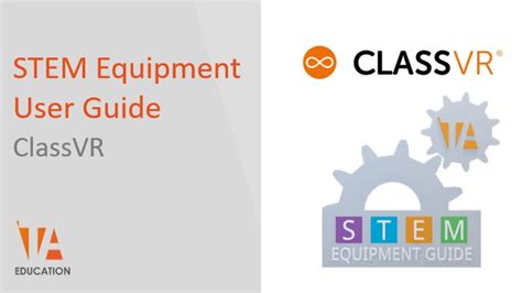 Classvr Stem Equipment User Guide Tablet Academy Professional