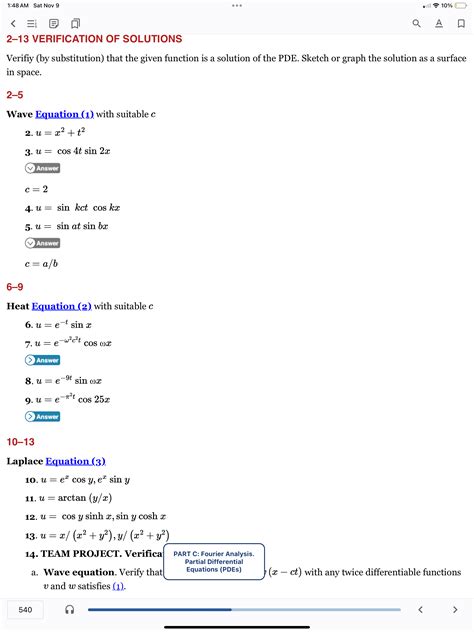 Solved Verifiy By ﻿substitution ﻿that The Given Function