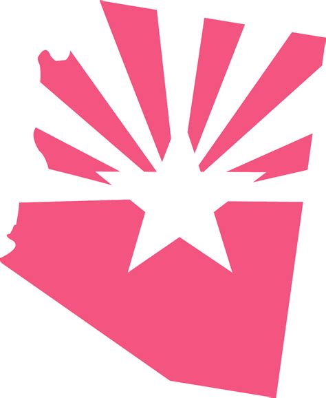 Download Arizona State Outlinewith Star