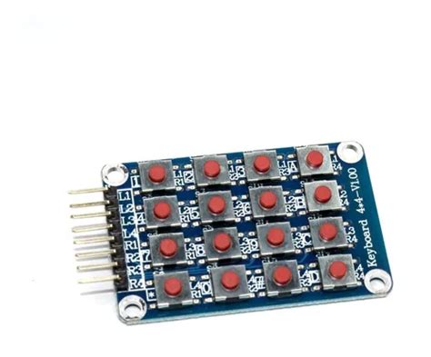 Módulo Matriz 4x4 16 Botónes Para Arduino En Venta En Jalisco Por Sólo