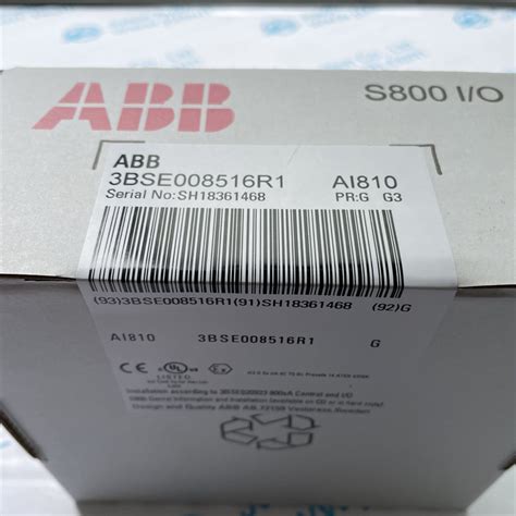 ABB Analog Input Module AI810 3BSE008516R1 Buy ABB Analog Input Module AI810 3BSE008516R1