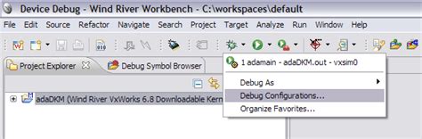 8 Debugging GNATbench For WRS Workbench User Guide 22 0 20210305 W Documentation