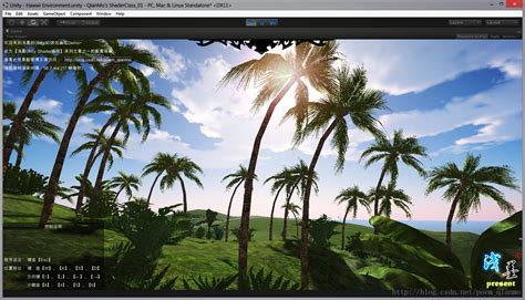 【unity3d Shader编程】之一 夏威夷篇：游戏场景的创建 And 第一个shader的书写游戏怎么写shader Csdn博客