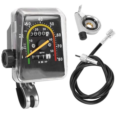 Bicycle Speedometer Resettable Analogue Odometer Speedometer Classic