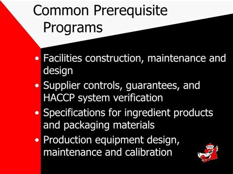 Ppt Prerequisite Programs And Good Manufacturing Practices Gmps Powerpoint Presentation Id