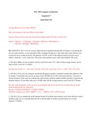 Assignment Solution EEL ComputerArchitecture Assignment