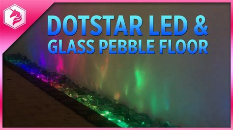 LEARN Dotstar LED Glass And Pebble Floor Tutorial Adafruit Industries Makers Hackers