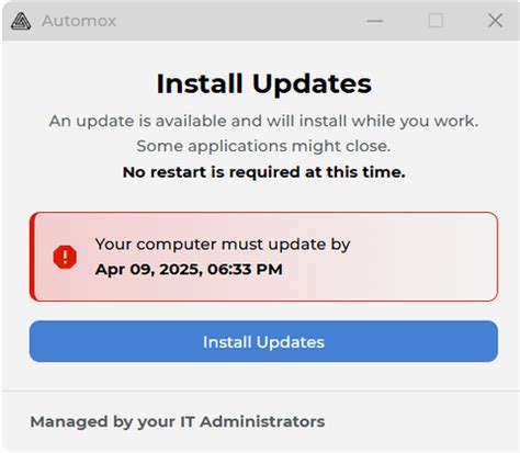 Install Updates Notification Recently Started Appearing Community