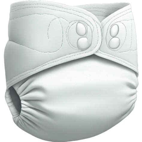 Reflective Detailed Paper Diaper Emoji