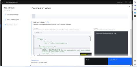 Ibm Security Verify Attribute Transformation Capabilities In Provisioning