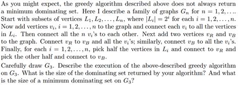 Solved As You Might Expect The Greedy Algorithm Described