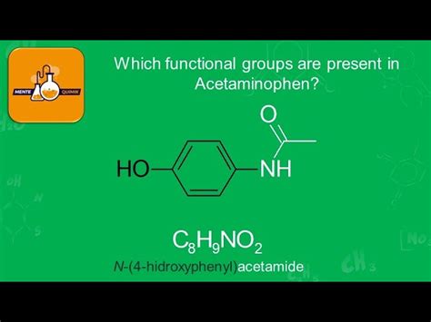 Acetaminophen Functional Groups Acetaminophen Functional Groups