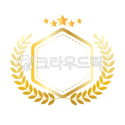 월계수 월계관 상 상장 징표 사진이미지일러스트캘리그라피 Green Seed작가