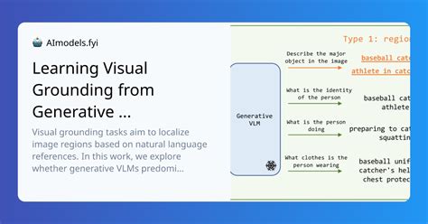 learning visual grounding from generative vision and language model