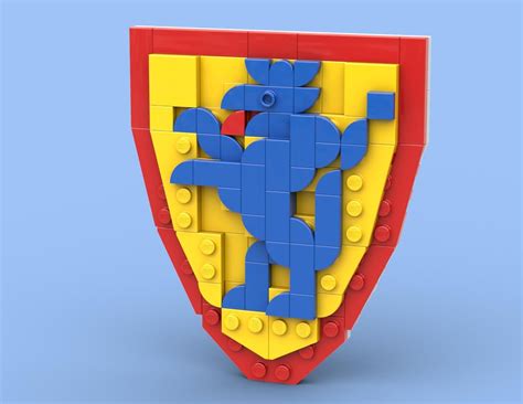 Lego Moc Shield Lion 61 By Sylvainls Rebrickable Build With Lego
