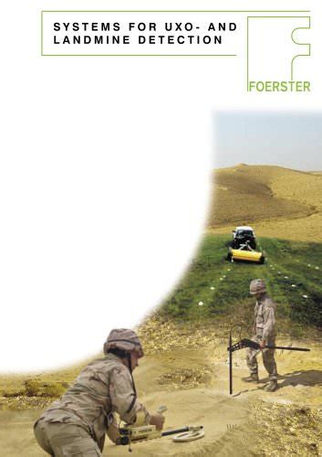 Landmine And Uxo Detection Brochure Foerster Instruments Pdf