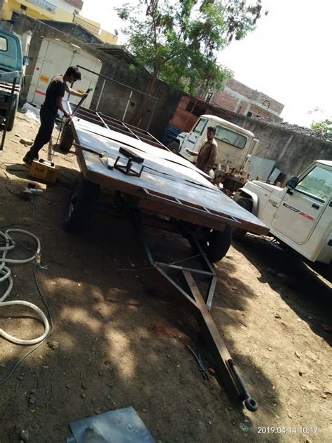 Four Wheel Dg Set Trolley For Industrial Load Capacity 2 Ton At Rs