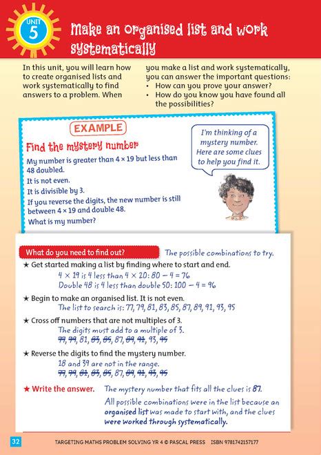 Targeting Maths Problem Solving Year 4