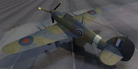 hawker hurricane mk 2c night fighter 3d model by chipbasschaos