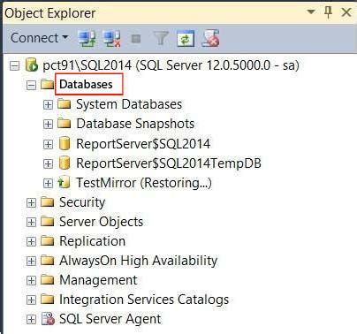 How To Setup Database Mirroring For High SQL Server Availability