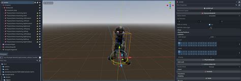 godot how can i turn on ragdoll when a characterbody3d enters an