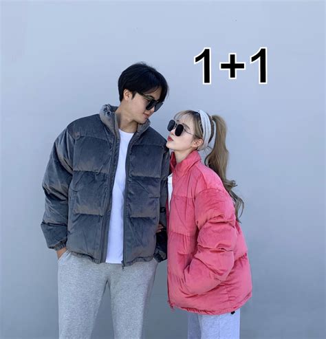 빠른출고 11할인 단품가능 남녀공용 벨벳 숏 패딩 커플패딩 우정패딩 단체패딩 벨벳패딩 벨벳 패딩 남녀공용패딩 오버핏패딩 숏패딩 겨울패딩 커플 커플룩 에이블리