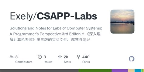 Github Exely Csapp Labs Solutions And Notes For Labs Of Computer Systems A Programmer S
