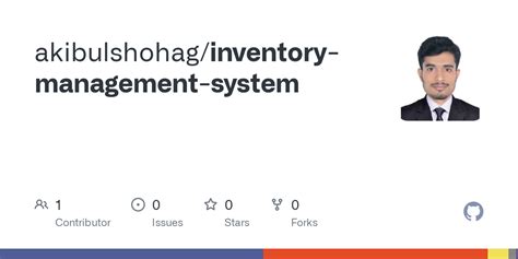 GitHub Akibulshohag Inventory Management System
