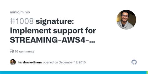 Signature Implement Support For Streaming Aws4 Hmac Sha256 Payload