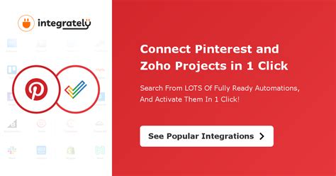 how to integrate pinterest and zoho projects 1 click ️ integration