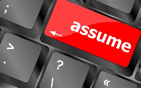 Making Assumptions Alan Levin Coaching