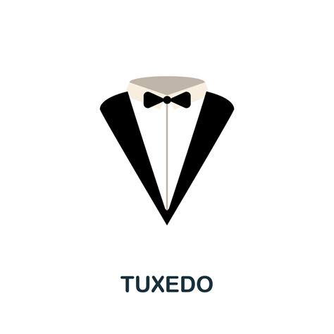 Tuxedo Flat Icon Color Simple Element From Wedding Collection Creative Tuxedo Icon For Web