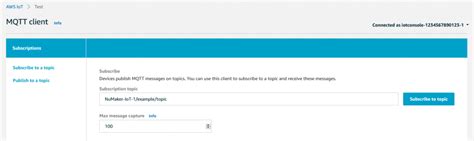 Connecting The NuMaker IoT M To AWS Ineltek Docs