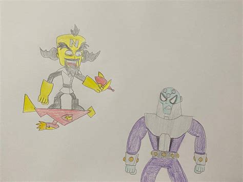Dr Neo Cortex vs Brainiac by protoman17 on DeviantArt