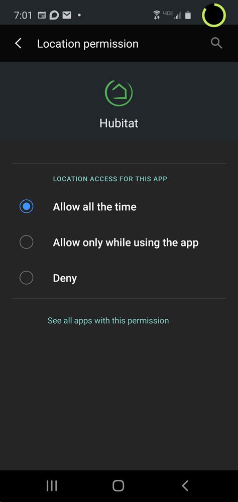 hubitat app on android no longer sending enter exit geofence 🛎️ get help hubitat