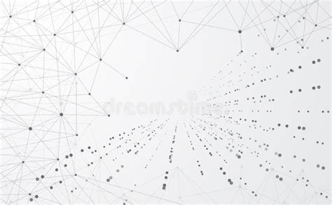Modern Abstract Network Science Connection Technology Internet A Stock Vector Illustration Of