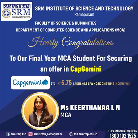 achievement placement srm university